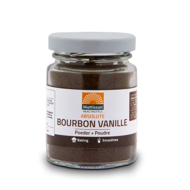Bourbon Vanillepoeder - Mattisson - NatuurlijkVoordeel.nl Bourbon Vanillepoeder - Mattisson - NatuurlijkVoordeel.nl